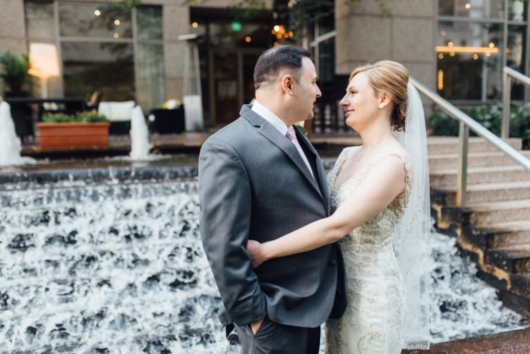 Logan Hotel Wedding | Lisa + Elias | Alison Dunn Photography